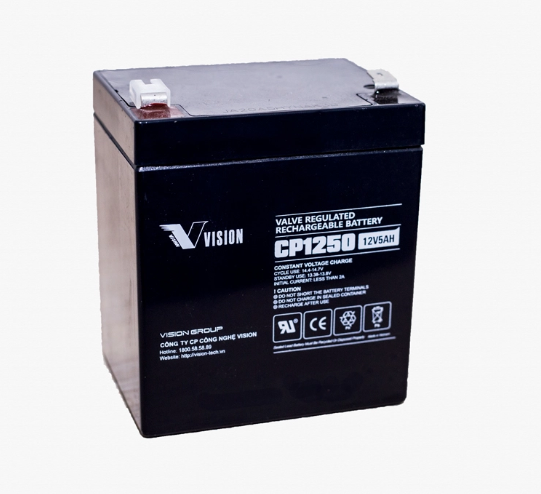 Mua bình ắc quy Vision CP1250 12V 5Ah chất lượng